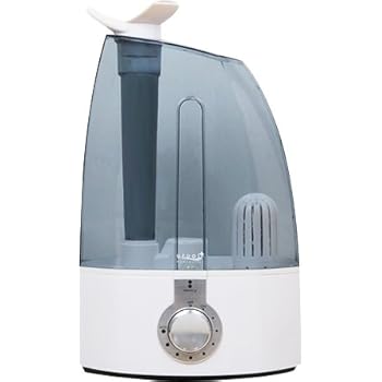 Amazon | ottostyle.jp 超音波加湿器 uruoi＋(うるおいプラス) クリア 【大容量4L/連続加湿最大(約)13時間】噴出角度360度 2つのノズル搭載 ...