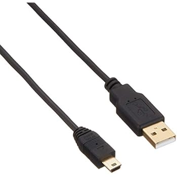 Amazon | エレコム USBケーブル 【miniB】 USB2.0 (USB A オス to miniB オス) ノーマル 5m ブラック U2C-M50BK | エレコム | パソコン ...