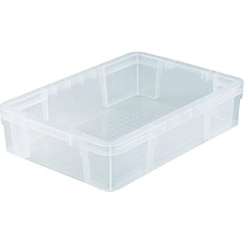 Amazon | Astage(アステージ) NVボックス #13 クリア W約28.7×D約43.5×H約14.5cm | ボックスタイプ