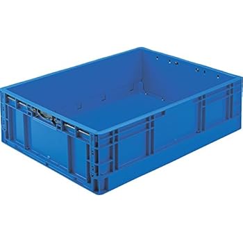 Amazon | TRUSCO(トラスコ) TPO型 折りたたみコンテナ TP規格 53L 透明 TPO-462-TM | 物流コンテナ