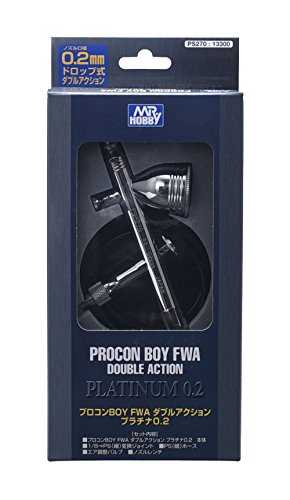 GSI Creos/Mr.Hobby Airbrush PROCON BOY WA Double Action PLATINUM 0.2 PS270 4973028835007 | eBay