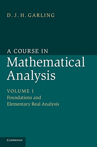 Amazon | A Course in Mathematical Analysis (A Course in Mathematical ...
