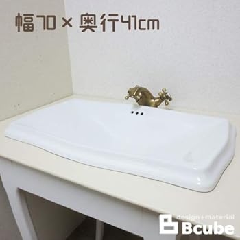 Amazon | LIXIL(リクシル) INAX 洗面器 アンダーカウンター式 ピュアホワイト L-2250/BW1 | DIY・工具・ガーデン