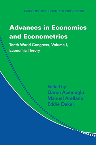Advances in Economics and Econometrics: Tenth World Congress ...