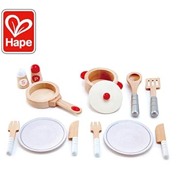 Amazon | Hape(ハペ) キッチンおままごとセット E3150A | 調理器具・食器 | おもちゃ
