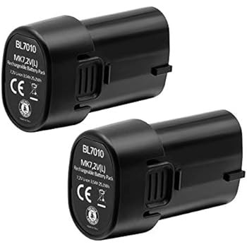 Amazon | マキタ(Makita) リチウムイオンバッテリ BL7010 7.2V 1.0Ah A-47494 | バッテリー