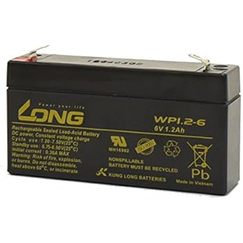 Amazon | 【初期補充電済み】 LONG / WP12-6S （LC-R0612P NP12-6 FM6120 UB6120 BP12 ...