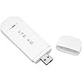 Amazon | LTE 4G USB モデム、USB 電源 安全性 150Mbps 高速かつ安定 最大 10 台の接続デバイス タブレット用のポータブル 4G モバイル WiFi (白 ...