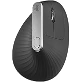 Logitech MX Vertical Wireless Mouse Ergonomic Design Reduces Muscle ...