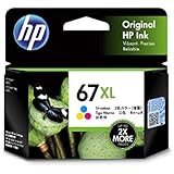 Amazon.co.jp: DELIGHTCOLOR HP用 リサイクル インク HP 67 XL ( ブラック 増量 + カラー 増量） 2個セット残量表示付 対応機種: HP ENVY ...