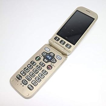 Amazon | NTTドコモ らくらくホン ベーシック3 F-08C ゴールド 携帯電話 白ロム ドコモ docomo | 携帯電話本体 通販