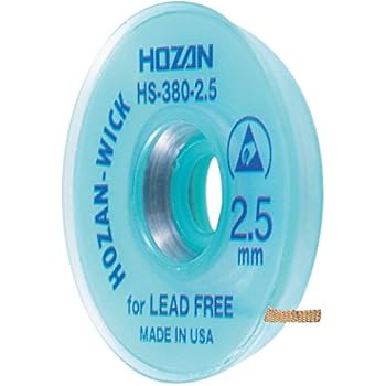 Amazon | ホーザン(HOZAN) 鉛フリーハンダ 鉛フリー半田 Sn-0.7Cu 鉛フリー半田 線径0.6mmΦ 重量100g HS-372 | DIY・工具・ガーデン