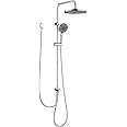 Decaura WELS Twin Hose Shower System for Offset Plumbing, 10" Rain ...