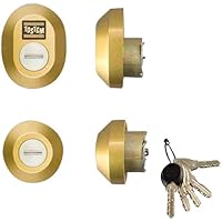 Amazon | LIXIL (リクシル) TOSTEM ドア錠セット (MIWA DNシリンダー) グレイスゴールド Z-1A1-DDTC | 補助錠・錠前