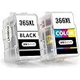 Amazon.co.jp: キャノン BC-365 BC-366 ブラック＋カラーセット プリンター互換インク 詰め替えインク BC365 ...