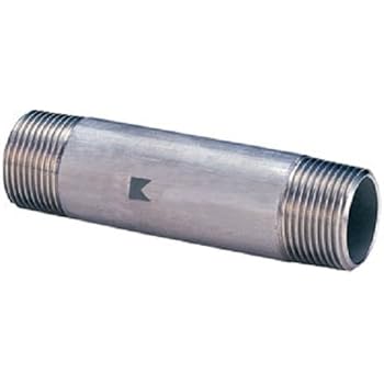 Amazon | キッツ ステンレス鋼製ねじ込み管継手 [SUS304TP] “両長ニップル " KITZ-PN75L 3/4B [20A ...