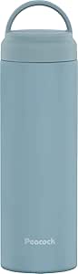 Amazon｜ピーコック 水筒 ステンレス ボトル スクリューマグボトル (ハンドル付き) 480ml スモーキーブルー AKZ-48 ASM｜水筒・マグボトル オンライン通販