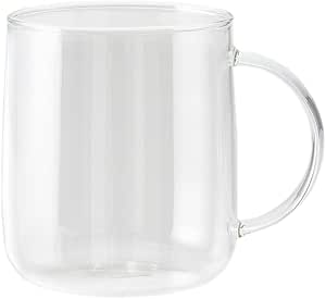 Amazon.co.jp: KEYUCA (ケユカ) Mod 耐熱ガラスマグ 380ml (電子レンジ/食洗機使用可) 耐熱ガラス 取っ手付き : ホーム＆キッチン