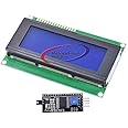 Amazon | LCD HD44780 2004 4x20 Serial LCD Black Character Blue ...