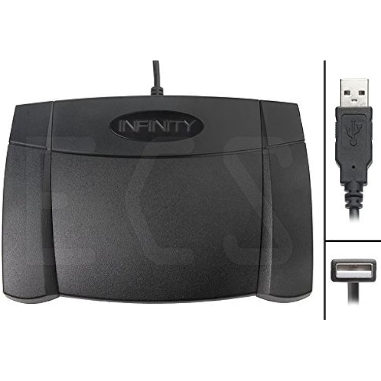 IN-USB-2 Infinity USB Foot Pedal Version 14 For Computer, 59% OFF