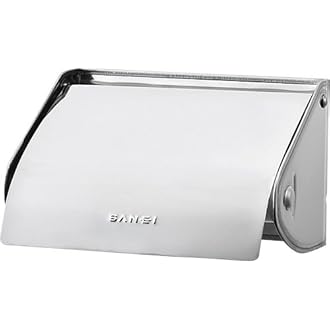 SANEI アイアンペーパーホルダー ビス付き アンティーク調 ホワイト W3707-W