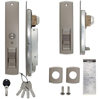 Amazon | LIXIL (リクシル) TOSTEM シリンダーセット (DNセキュ仕様・袖付2枚引) ブラック Z-1A3-DKDJ | ドア用金物