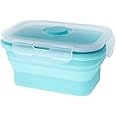 Amazon | Generic 350ml シリコン製 折りたたみ式 ランチボックス 子供用 電子レンジ 冷凍庫対応 アウトドア キャンプ ピクニック 保鮮 コンパクト 軽量 衛生的 弁当箱 ...