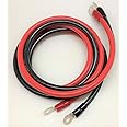 Amazon | 日本製 ソシアテック バッテリー・インバータ用ケーブル(0.5～2.0m) 赤黒セット KIV38sq（AWG2）R38-8端子付き (1m, 赤,黒) | バッテリー ...
