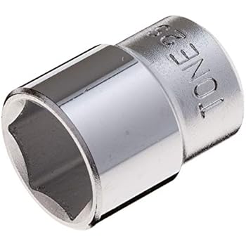 Amazon | トネ(TONE) ソケット(6角) 差込角6.35mm(1/4") HP2S-13 二面幅13mm | DIY・工具・ガーデン