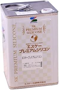 Amazon | エスケー化研 水性ハイブリッドシリコン樹脂塗料 エスケープレミアムシリコン 15kg 淡彩 SR-178 | 塗料缶・ペンキ