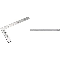 Amazon.co.jp: シンワ測定(Shinwa Sokutei) 完全スコヤ 15cm 62006 & 直尺 シルバー 30cm JIS1級 13013【セット買い】 : DIY・工具・ガーデン
