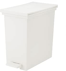 Amazon｜KEYUCA (ケユカ) arrots ダストボックス ホワイト (15.2L / ペダル式) ゴミ箱 分別 ふた付き ちいさい おしゃれ｜フタ付きゴミ箱 オンライン通販