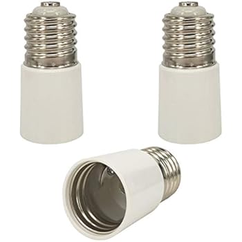 Amazon | 口金変換 アダプター E39口金延長アダプター E39-E39電球 ソケット 口金 照明補助器具 (E39-E39, PC+銅) | SUPCF | 口金変換アダプタ 通販