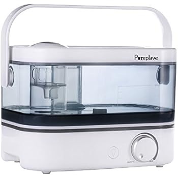 Amazon.co.jp : ottostyle.jp 超音波加湿器 uruoi＋(うるおいプラス) クリア 【大容量4L/連続加湿最大(約)8時間】噴出角度360度 2つのノズル搭載 ...