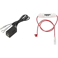 Amazon | 【セット買い】エーモン(amon) USB電源ポート MAX2.1A 1ポート出力用 2880 + Amazon.co.jp限定 エーモン(amon) 低背ヒューズ電源 ...