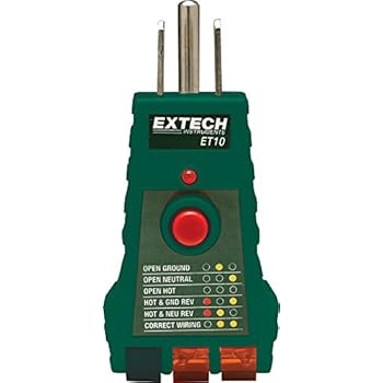 Amazon.co.jp： Extech et10コンセントGFCIテスター: DIY・工具・ガーデン