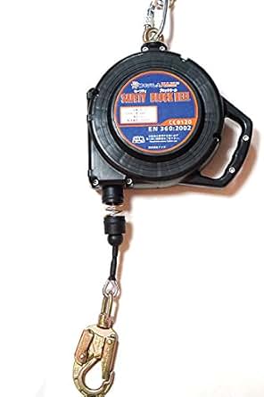 Amazon.co.jp： PE-10セーフティ ブロックリール 10m ワイヤー式 安全ブロック 最大使用荷重 150kg【EN規格 360 ...