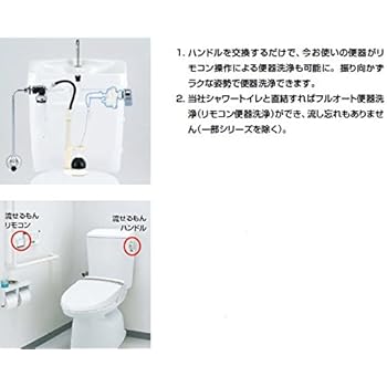 Amazon | LIXIL(リクシル) INAX リモコン自動洗浄ハンドルセット 流せるもん CWA-66 | 便座・便器