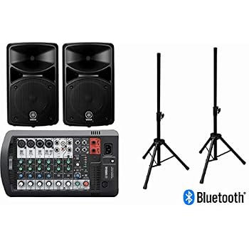 Amazon | ヤマハ YAMAHA ポータブルPAシステム Bluetooth対応 STAGEPAS 400BT コンパクトながらハイ ...