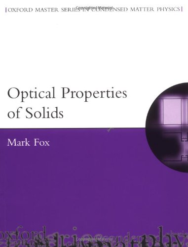 Amazon | Optical Properties of Solids (Oxford Master Series in Physics ...