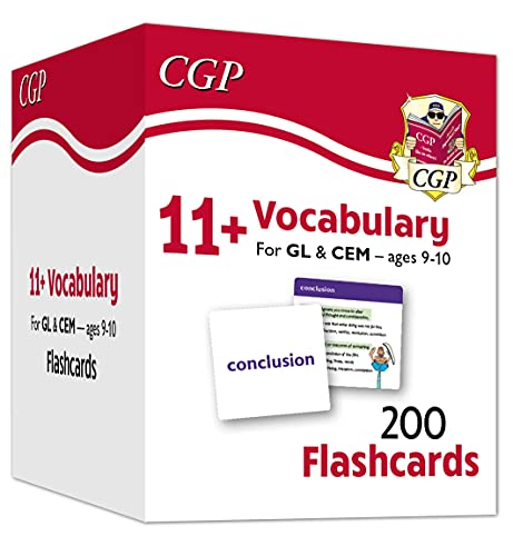 Amazon | 11+ Vocabulary Flashcards - Ages 9-10 (CGP 11+ Vocabulary ...