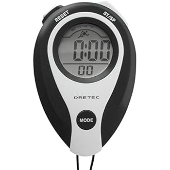 Amazon | DRETEC(ドリテック) ストップウォッチ 大画面表示 ブラック SW-109BK | ドリテック(dretec) | ストップウォッチ