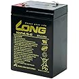 Amazon.co.jp: LONG 6V 4.5Ah 高性能 シールドバッテリー WP4.5-6 : 車＆バイク