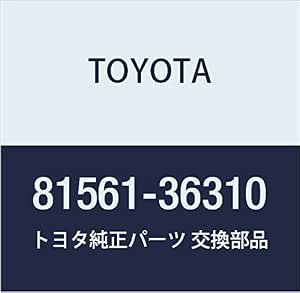 Amazon | TOYOTA (トヨタ) 純正部品 テールランプ(リヤ コンビネーションランプ) レンズ LH コースター 品番81561 ...