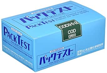 Amazon | 共立理化学研究所 パックテスト COD (250) WAK-COD(H)-2 (WAK-COD(H)後継品) | 試験紙 ...