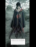 Composition Notebook: Naruto Manga Glossy Cover Wide Ruled Blank Lined ...
