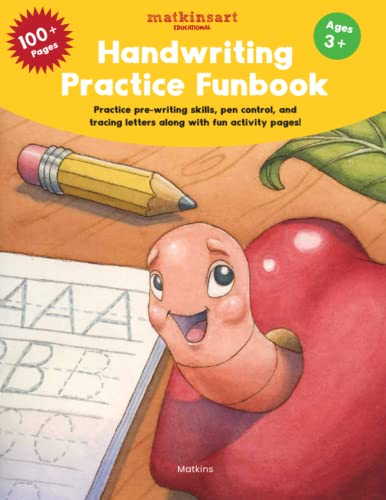 Amazon | Handwriting Practice Funbook, Practice pre-writing skills, pen ...