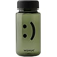 Amazon｜WEMUG ミニ ウォーターボトル 350ml 水筒 (水漏れしない 高密閉ボトル) パッキンレス mini smile (アーミーグリーン)｜水筒・マグボトル オンライン通販