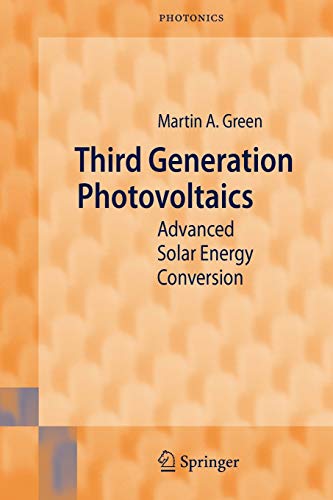 Amazon | Third Generation Photovoltaics: Advanced Solar Energy ...