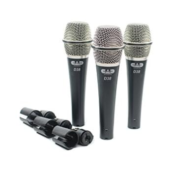 Amazon | CAD AUDIO ダイナミック・ボーカル・マイクロフォン D32 3本パック D32×3 | ダイナミック | 楽器